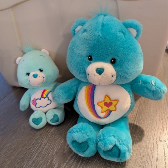 Care Bears | Toys | Two Vintage Rare Care Bears Thanksalotbear Bashful ...
